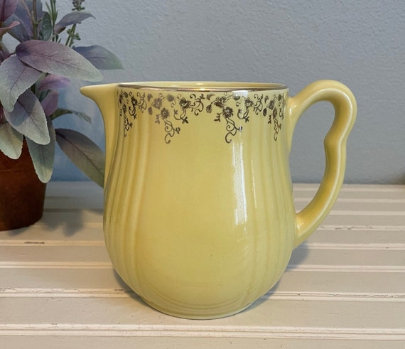 Yellow Hall's Pitcher - Etsy