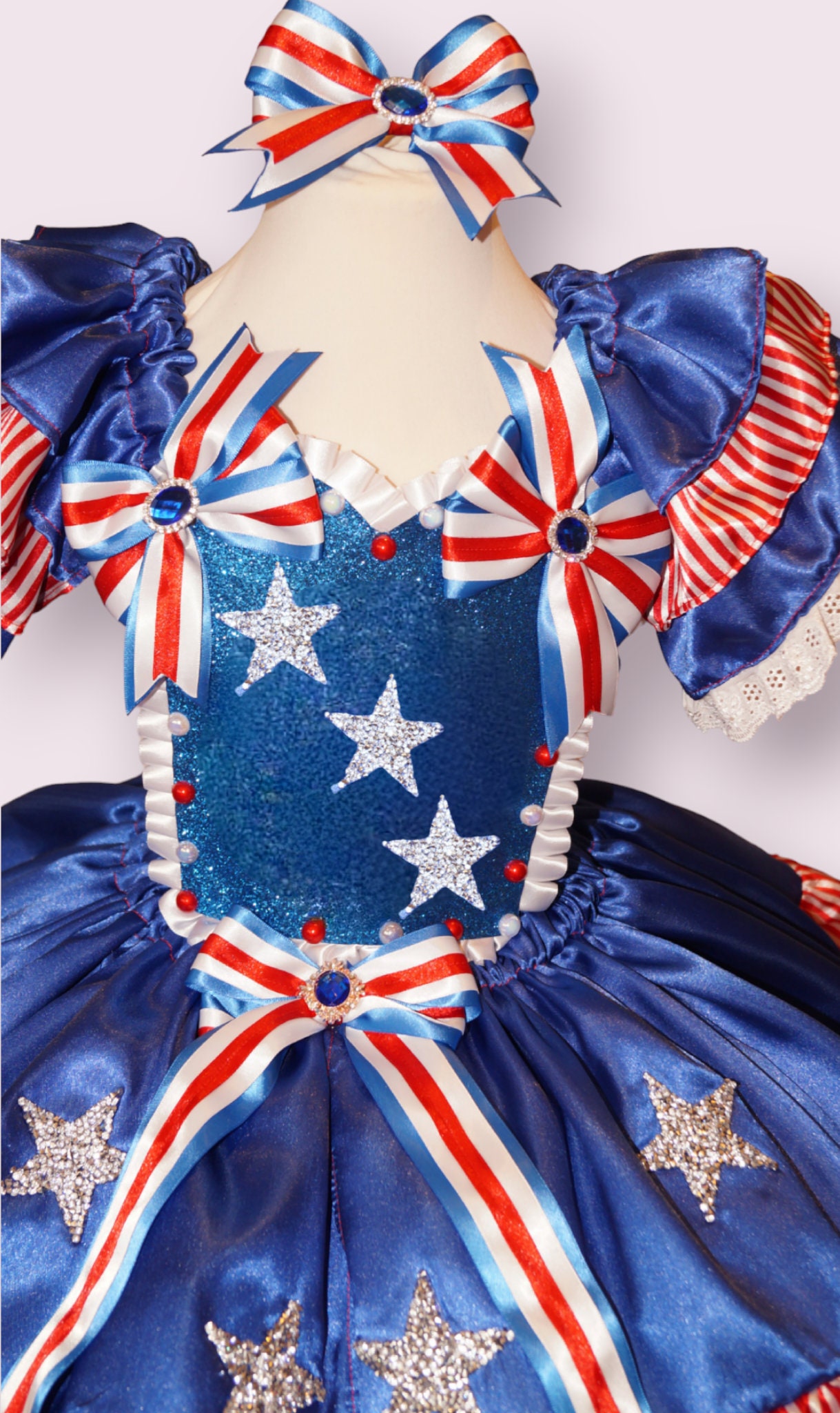 4th July Patriotic Independence Day American Flag USA Tutu Dress ...