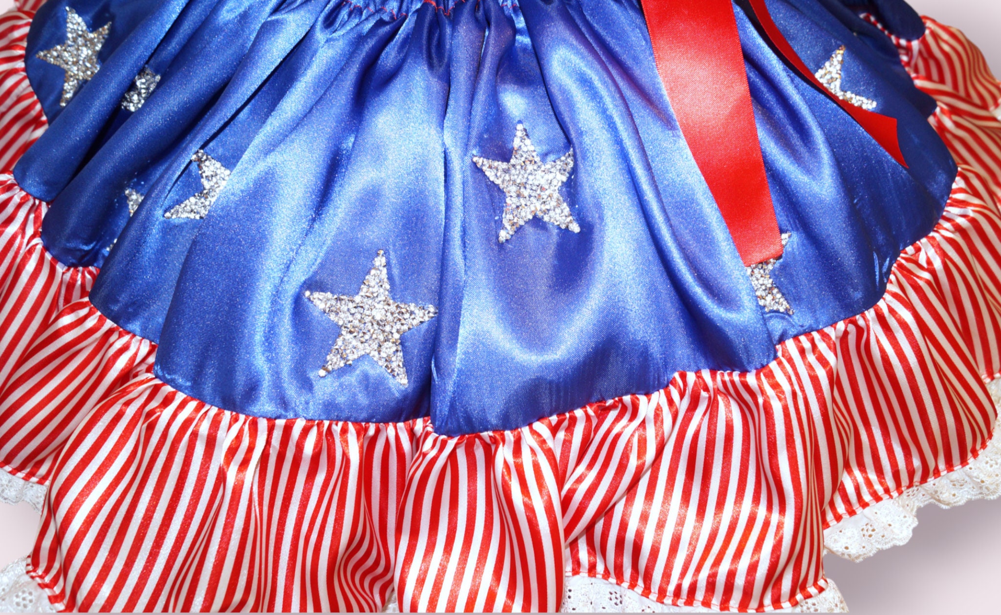 4th July Patriotic Independence Day American Flag USA Tutu Dress ...
