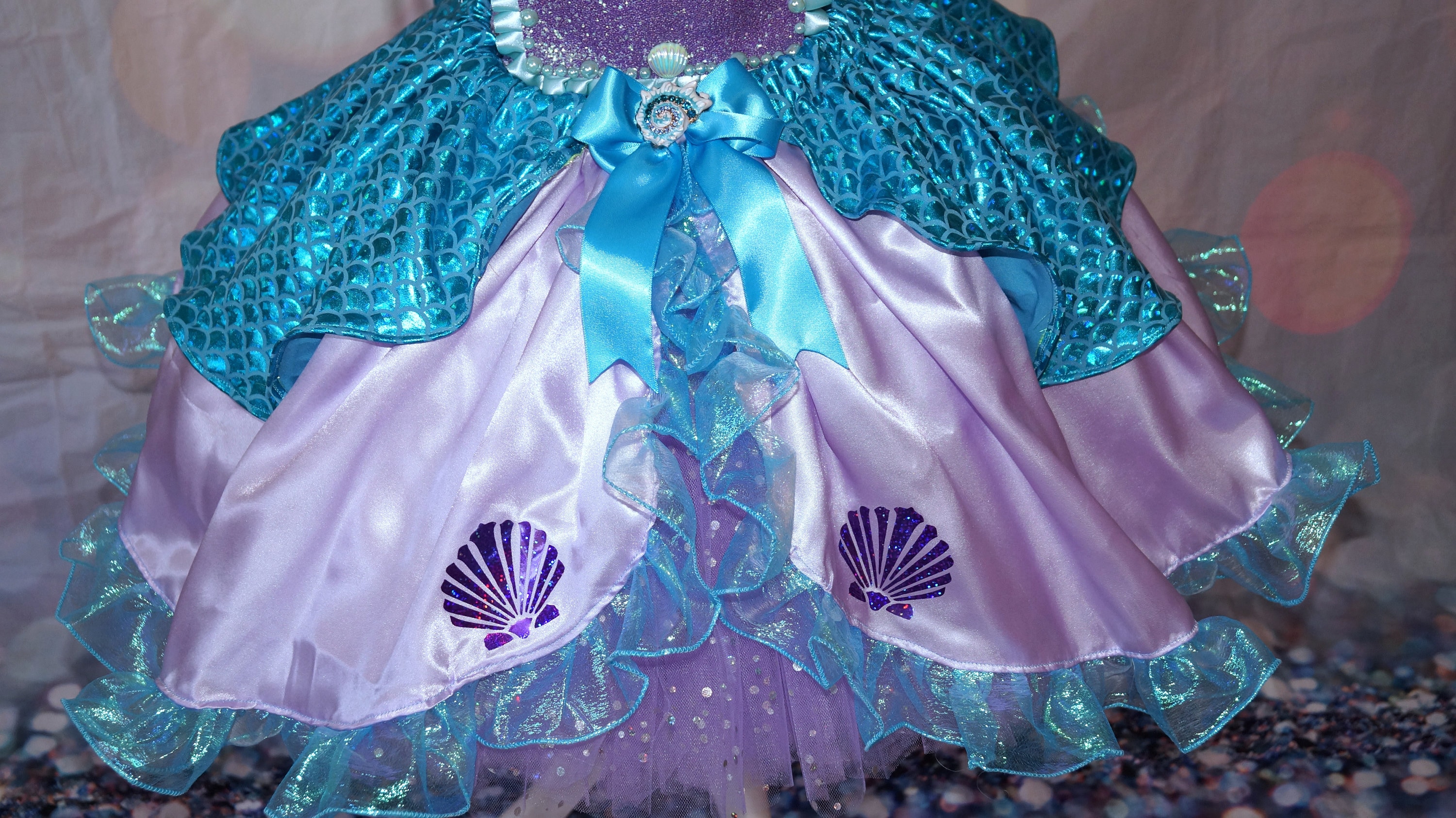 Princess Ariel the Little Mermaid Blue Shell Inspired Tutu Dress ...