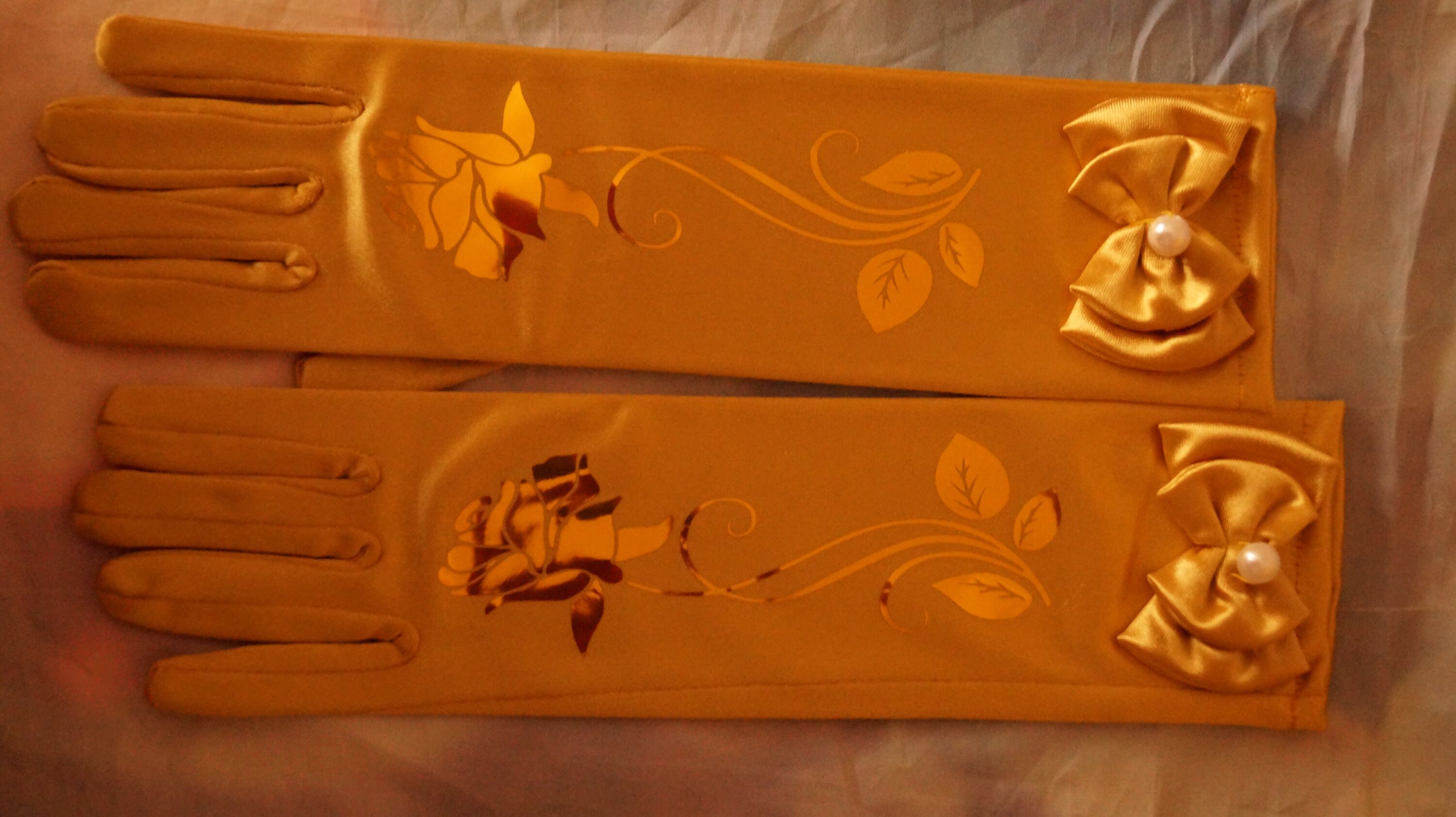 Princess Belle Beauty and the Beast Inspired Gold Satin Red - Etsy