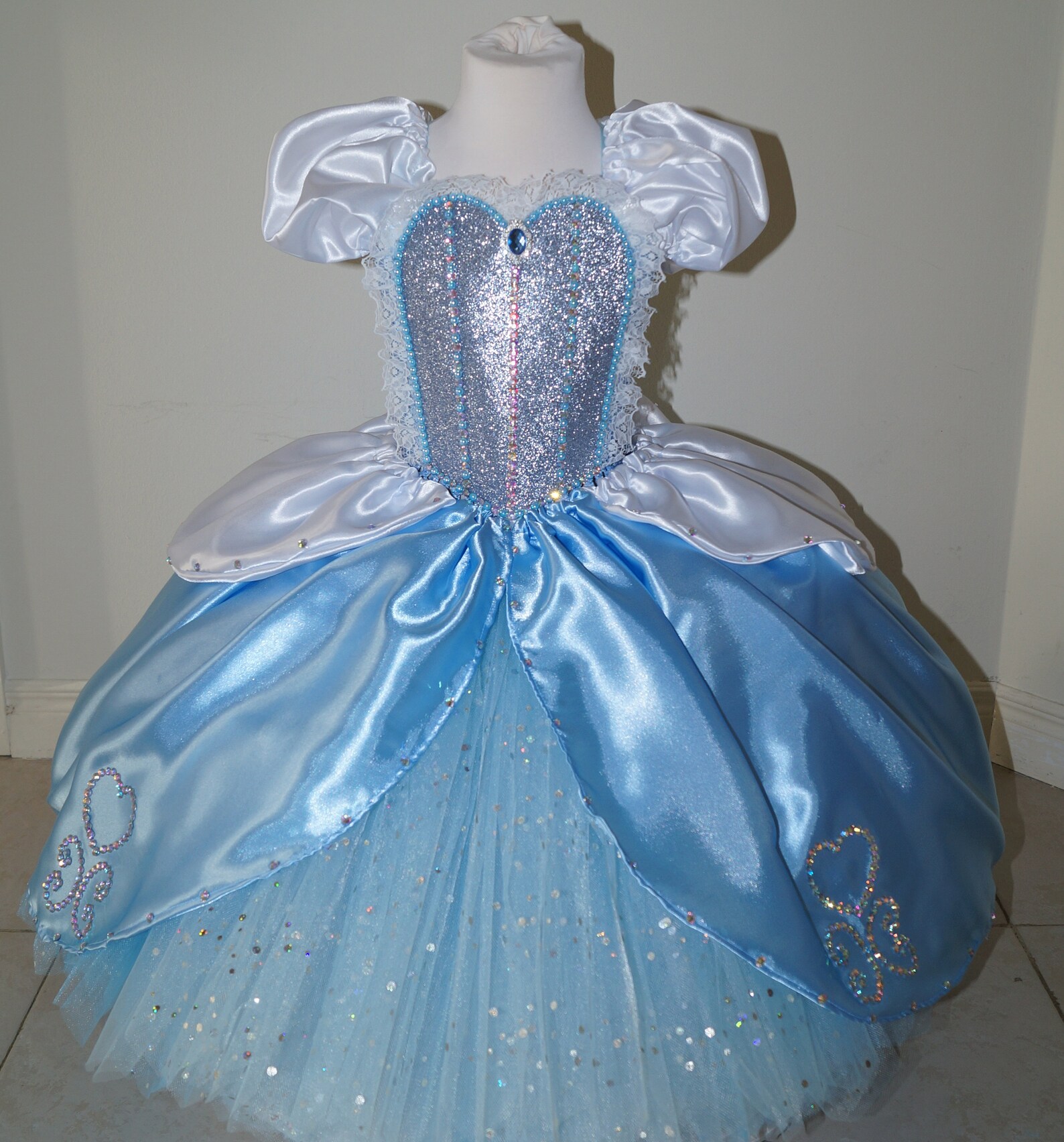 Princess Cinderella Inspired Tutu Dress Pageant Ball Gown - Etsy