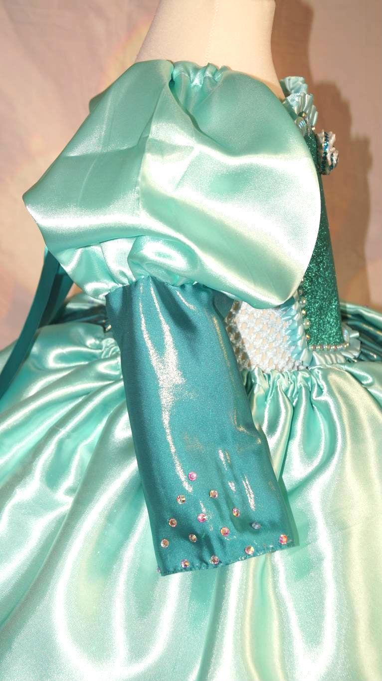Princess Ariel the Little Mermaid Inspired Green Tutu Dress Pageant ...