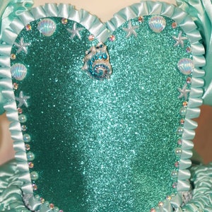 Princess Ariel the Little Mermaid Inspired Green Tutu Dress Pageant ...