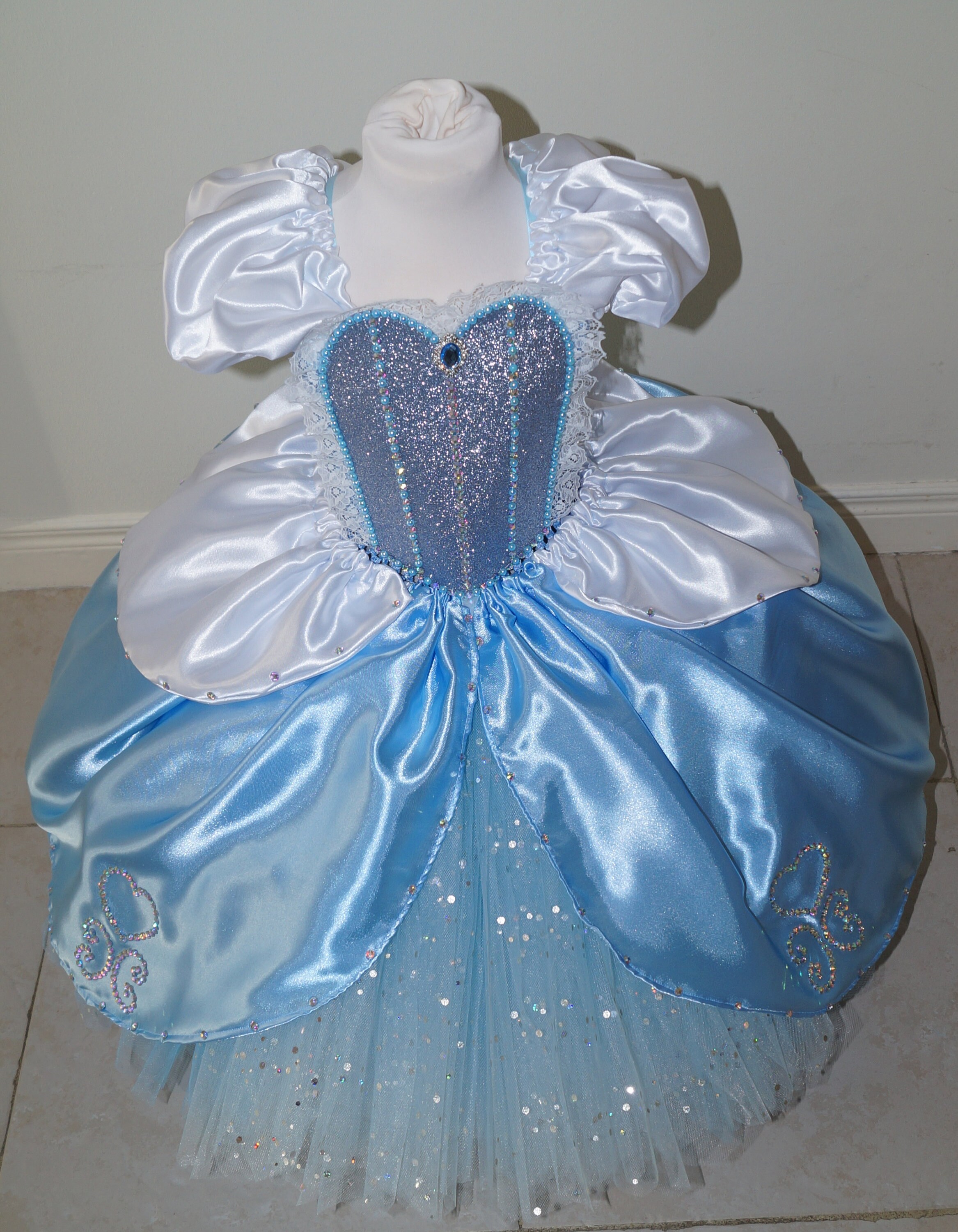 Princess Cinderella Inspired Tutu Dress Pageant Ball Gown - Etsy