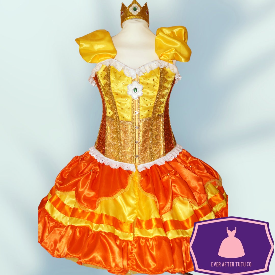 Adult Princess Daisy Super Mario Brothers Inspired Pink Tutu Dress ...
