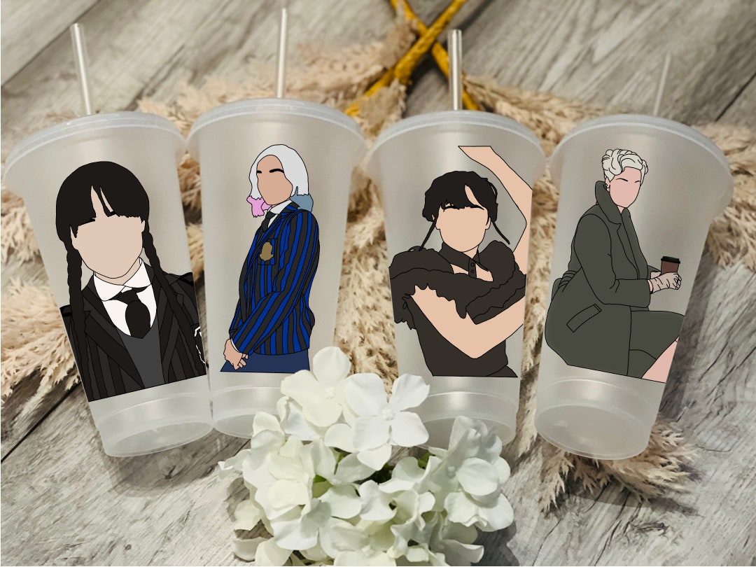 Wednesday Inspired Cold Cup - Etsy