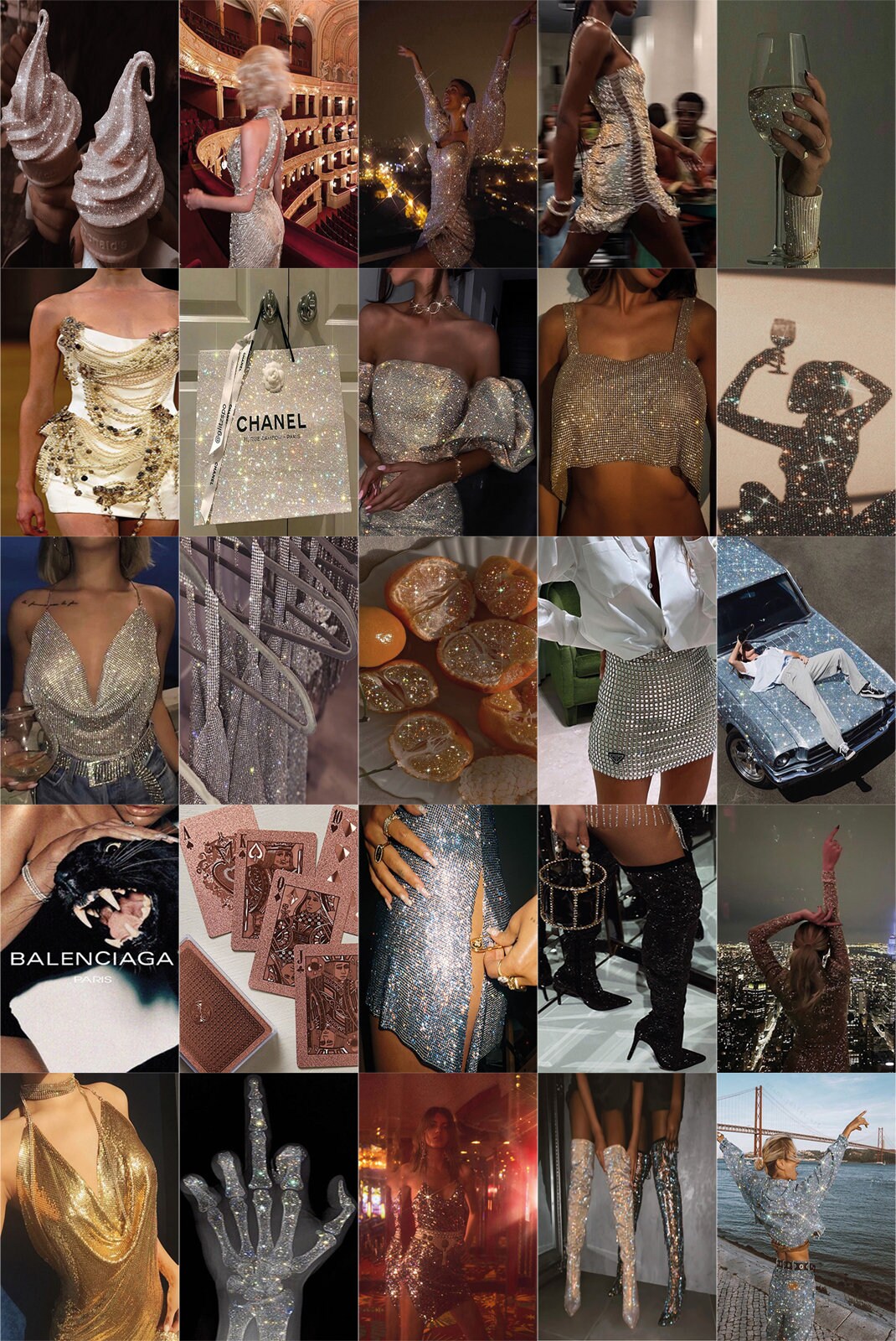 Boujee Aesthetic Wall Collage Luxury Girl Aesthetic Rich - Etsy