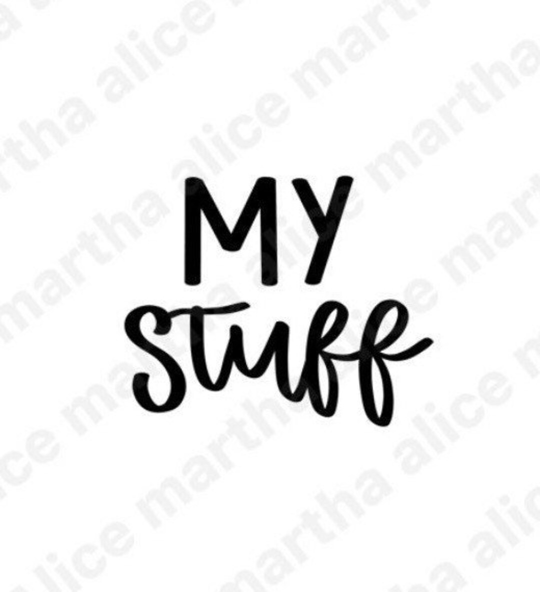 1 My Stuff Svg, Stuff Svg - Etsy