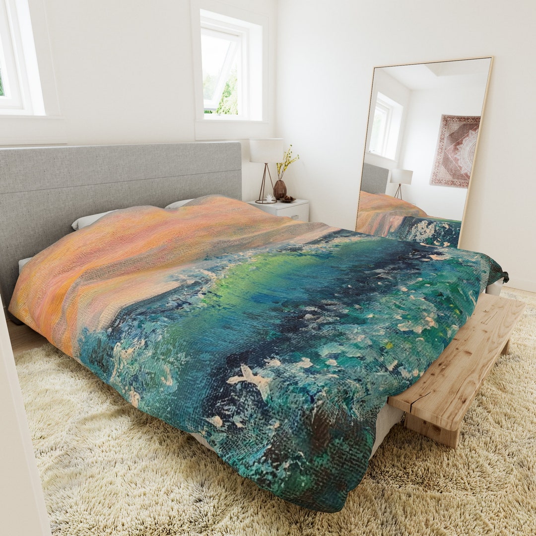 Seascape Sky Wave Sea Waves Sea Ocean Duvet Cover Sea Kitchen Art Cafe ...