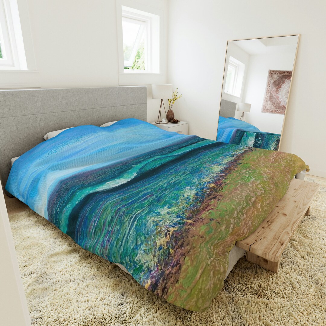 Seascape Duvet Cover Sea Ocean Wave Beach - Etsy