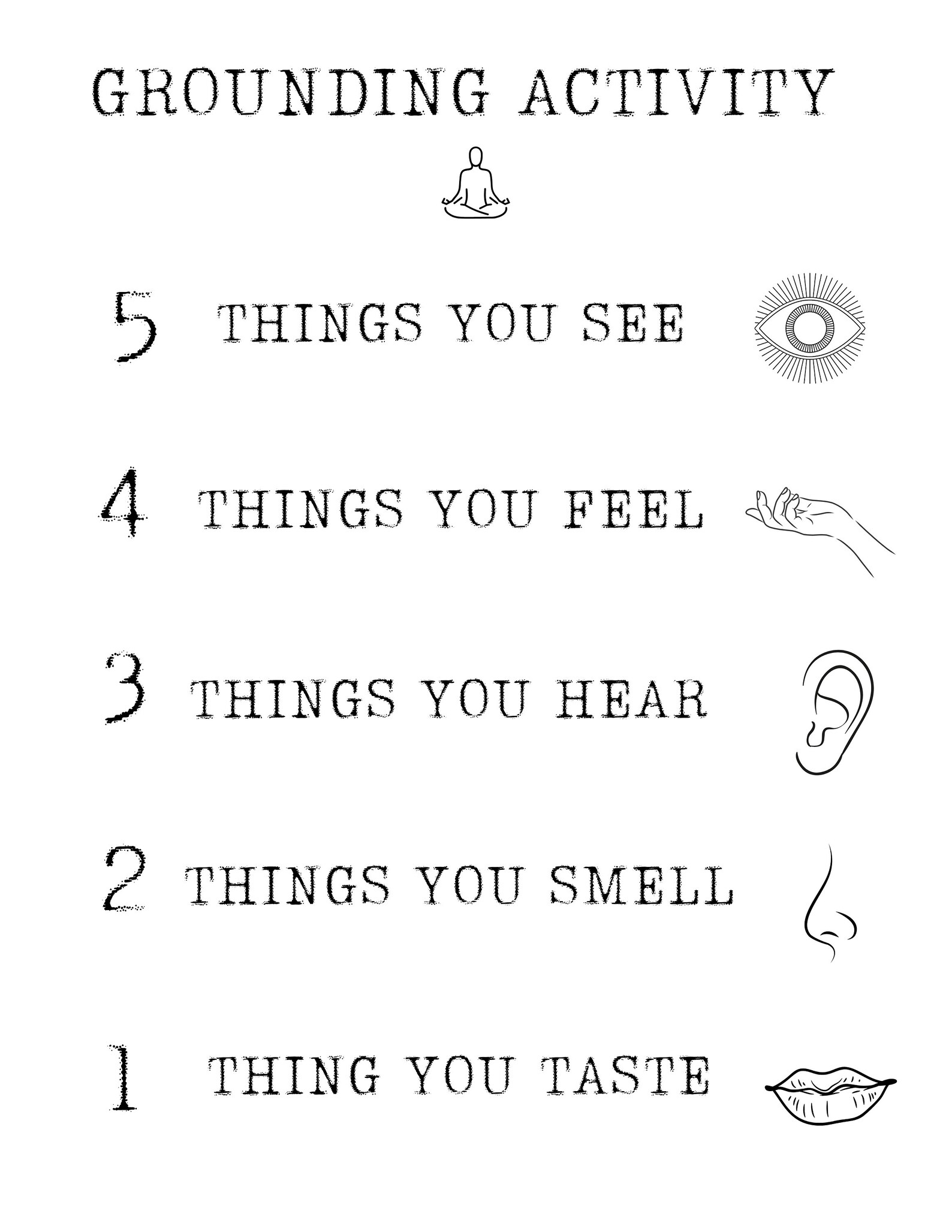 Grounding Activity Visual - Etsy
