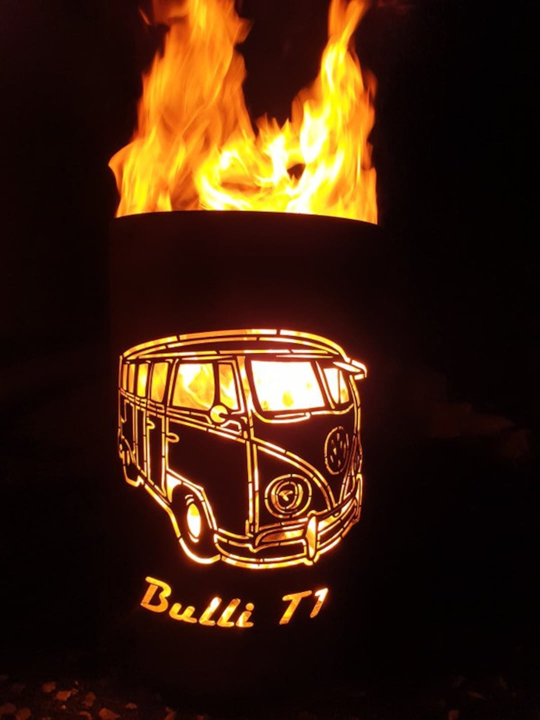 Motif Fire Barrel, Round Fire Barrel, Decorative Fire Barrel, Fire ...