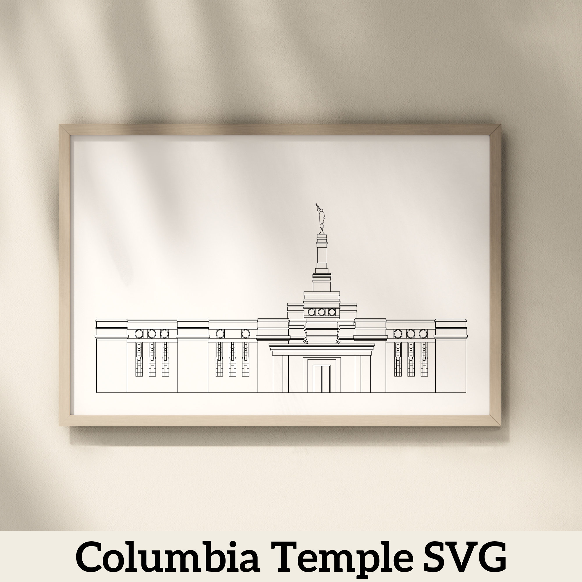 Columbia South Carolina LDS Temple | Digital Download | SVG File | Png ...