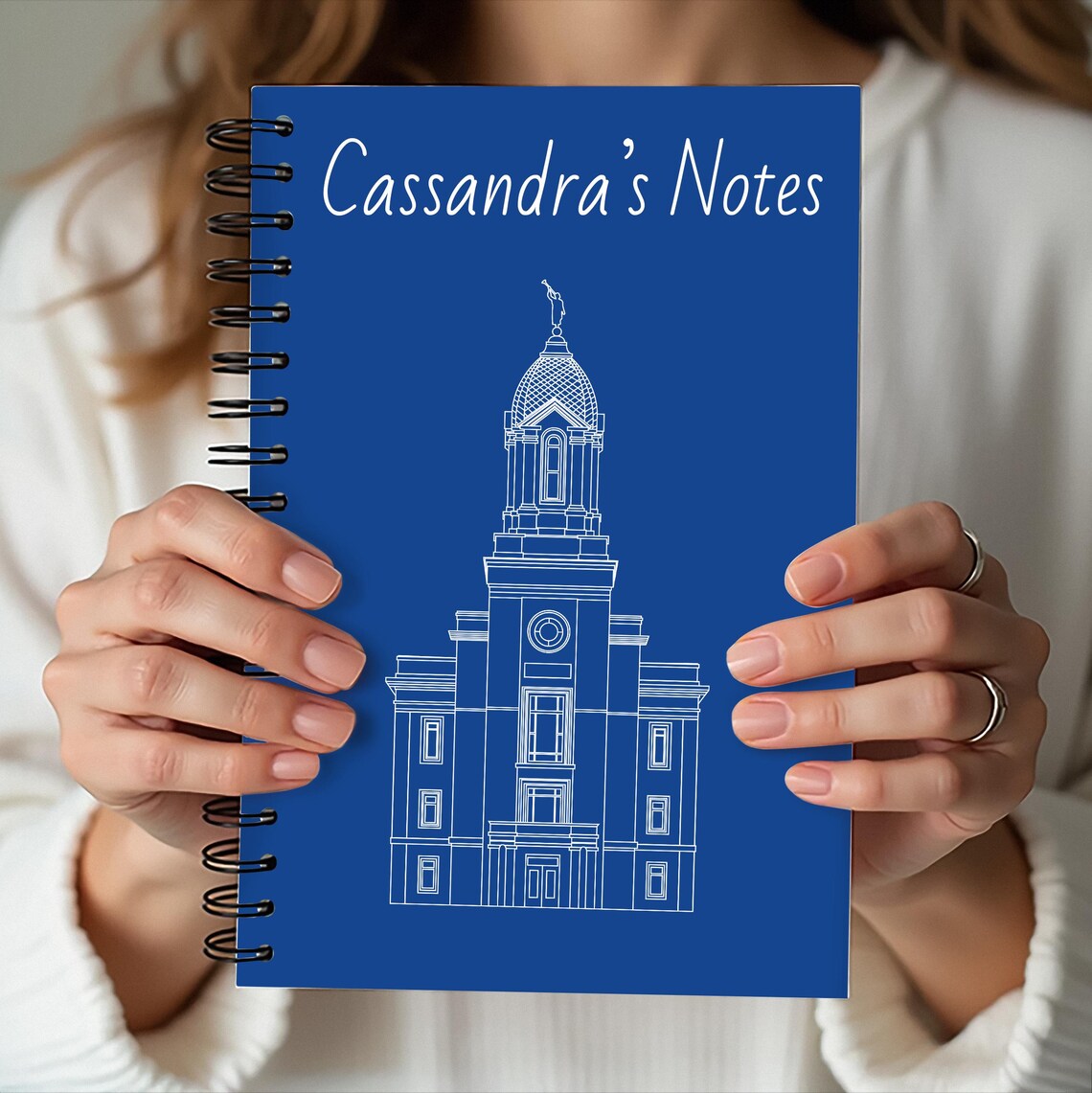 Personalized Cedar City Temple Journal | Notebook for Scripture Study ...