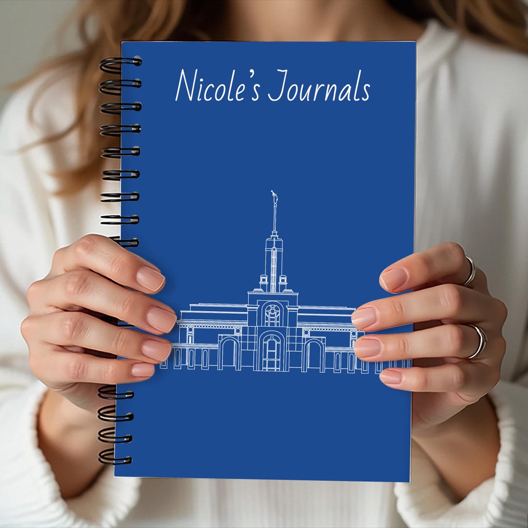 Personalized Timpanogos Temple Journal | Notebook for Scripture Study ...