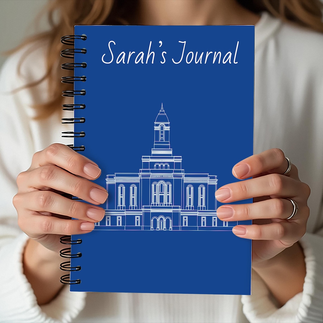 Personalized Deseret Peak Temple Journal | Notebook for Scripture Study ...