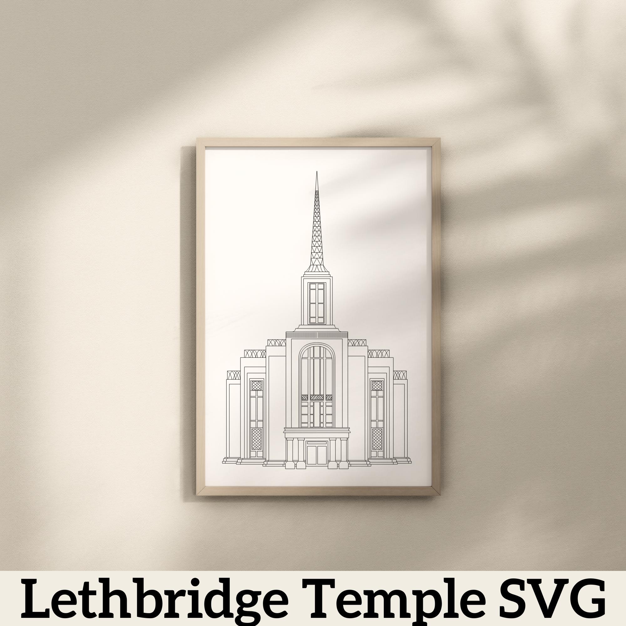 Lethbridge Alberta LDS Temple | Digital Download | SVG File | PNG File ...