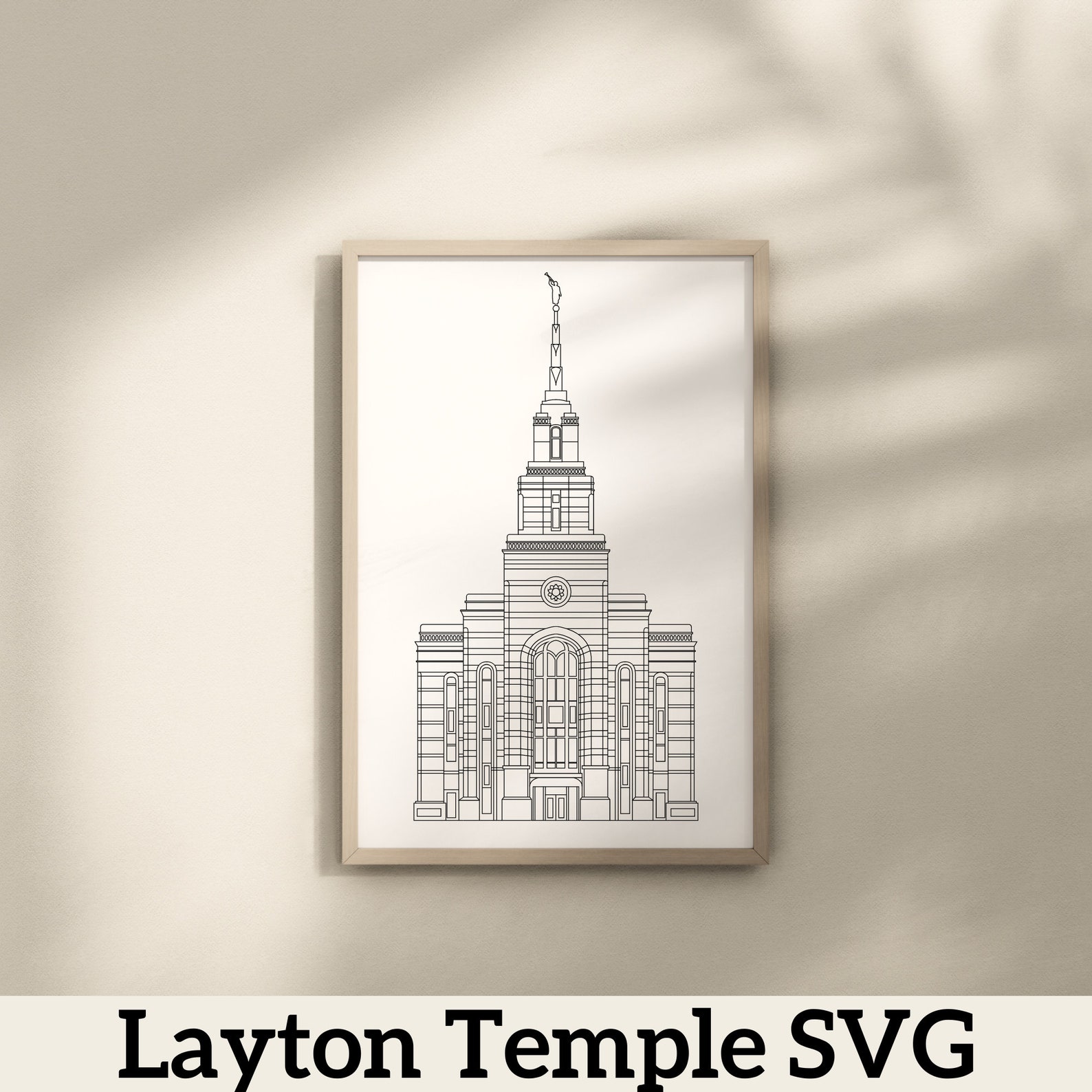 Layton Utah LDS Temple | Digital Download | SVG File | PNG File ...