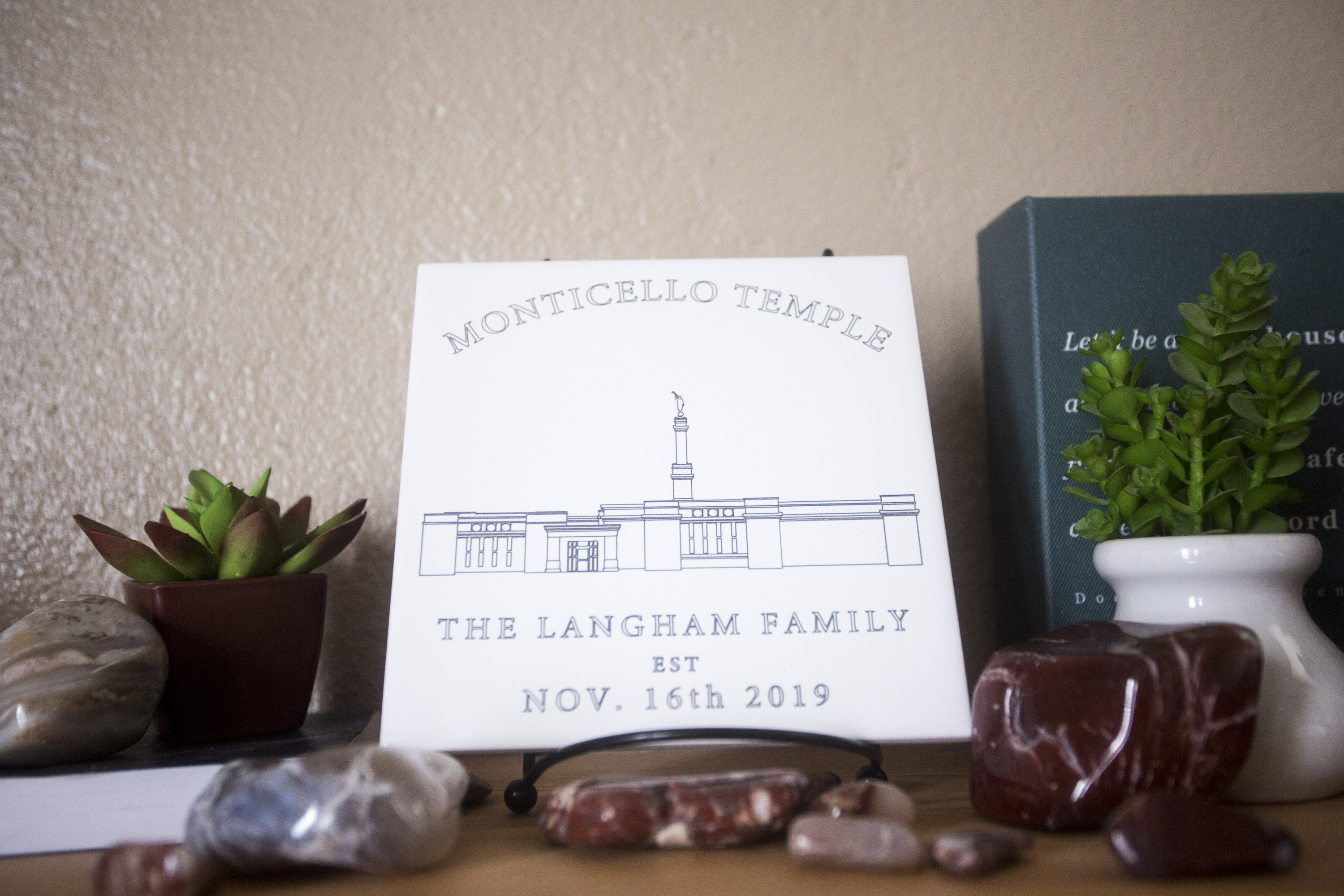 Personalized Monticello Utah LDS Temple LDS Gift LDS Baptism Gift Lds ...