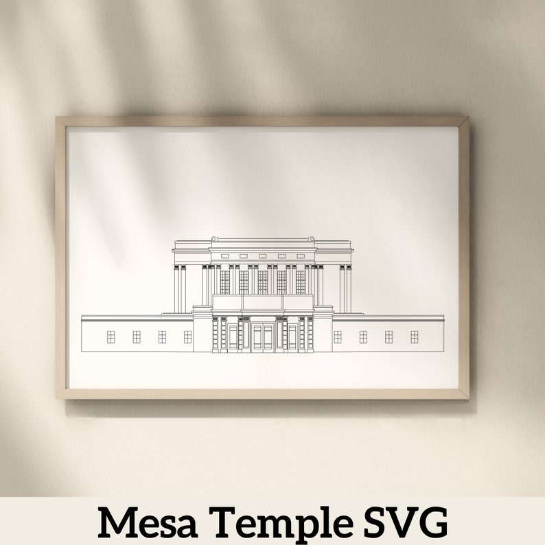 Mesa Arizona LDS Temple | Digital Download | SVG File | PNG File ...