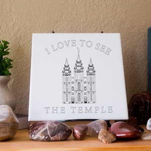 LDS Temple Printable I Love to See the Temple 8x10 JPEG - Etsy