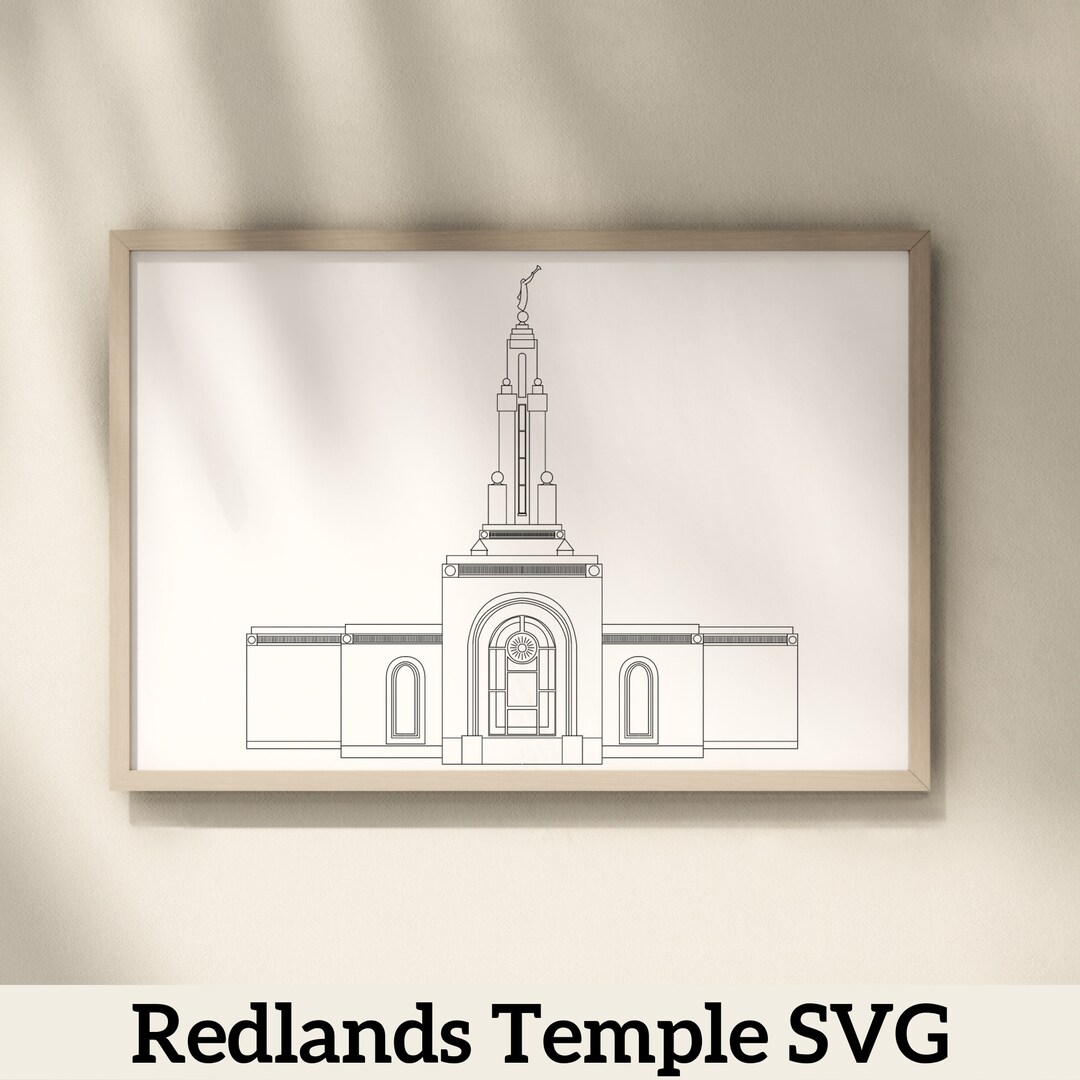 Redlands,california LDS Temple | Digital Download | SVG File | PNG File ...