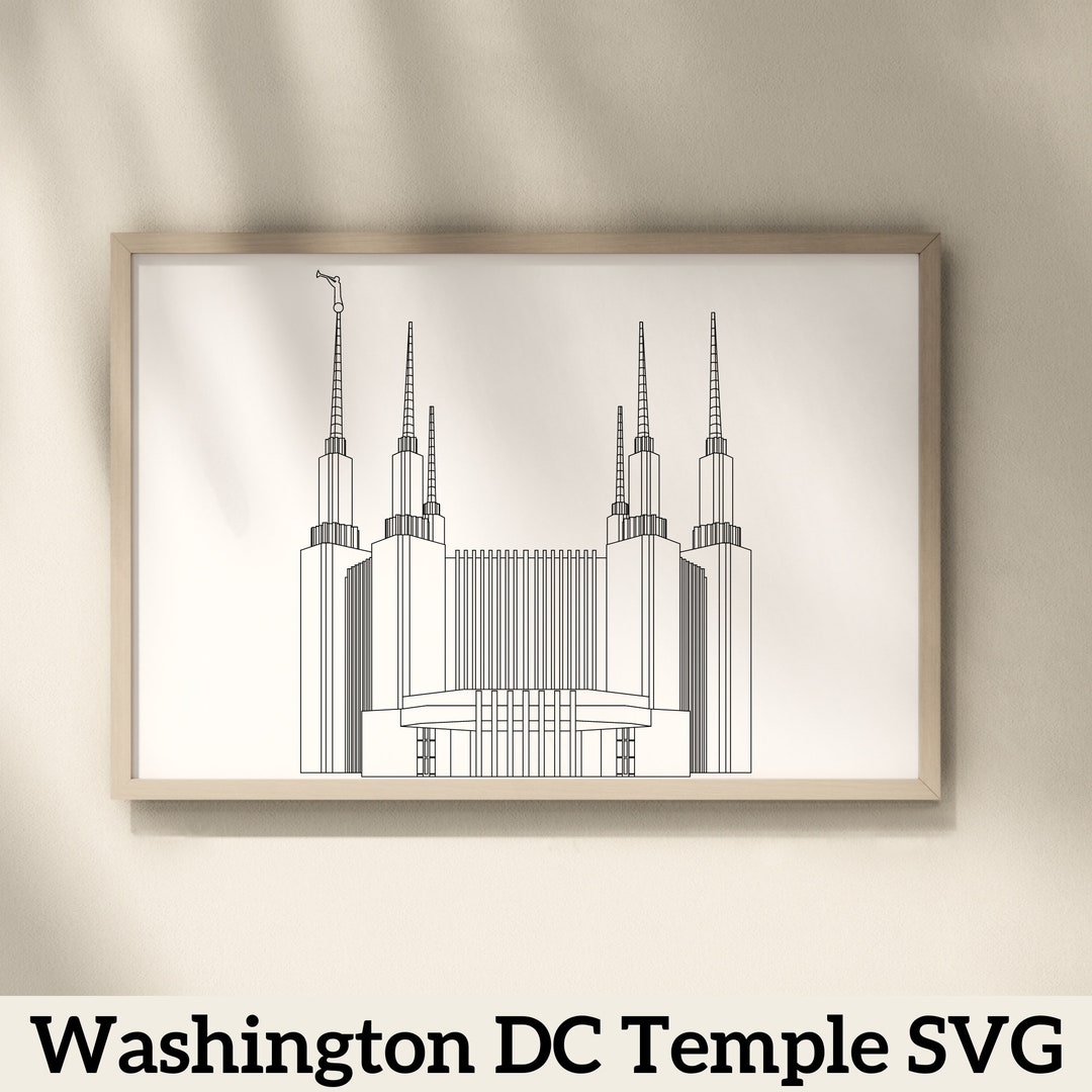 Washington DC LDS Temple | Digital Download | SVG File | Png File ...
