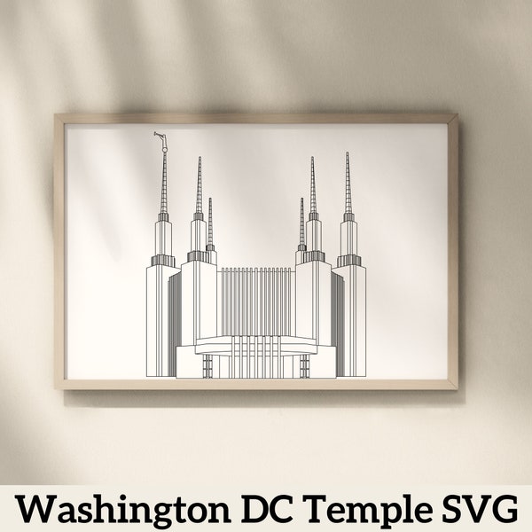 Washington Dc Temple Svg - Etsy