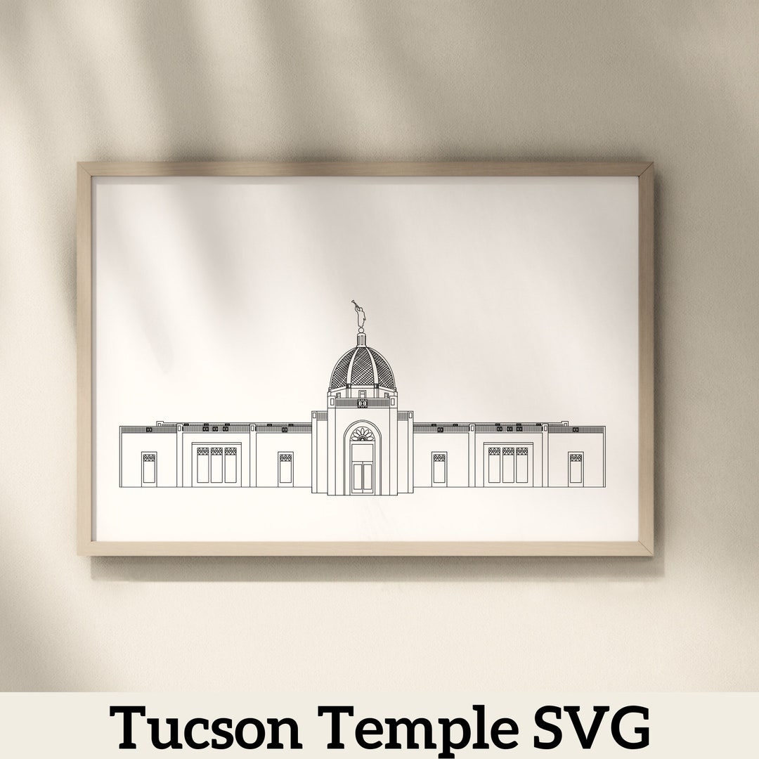 Tucson Arizona LDS Temple | Digital Download | SVG File | PNG File ...