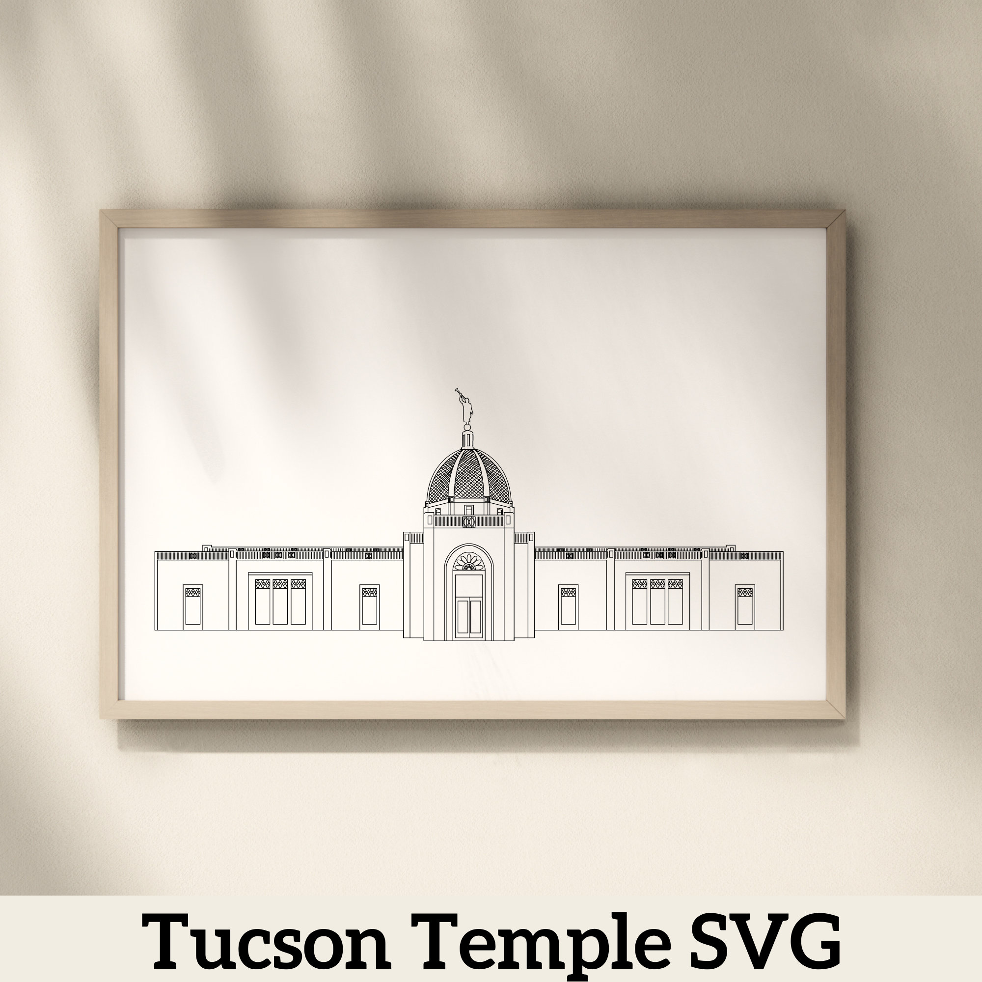 Tucson Arizona LDS Temple | Digital Download | SVG File | PNG File ...