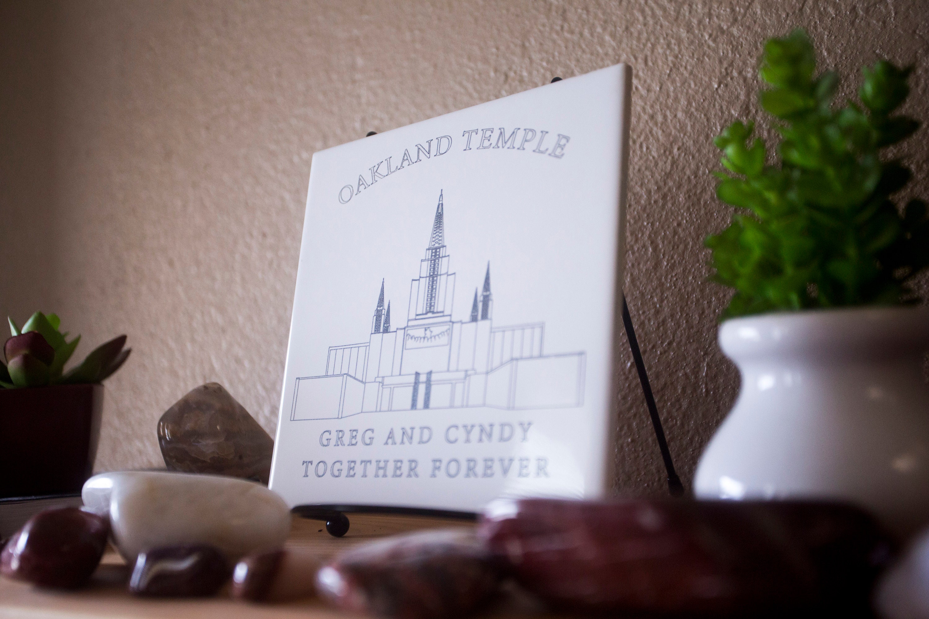 Personalized Choose Your Temple Tile Custom LDS Temple Tile LDS Gift ...