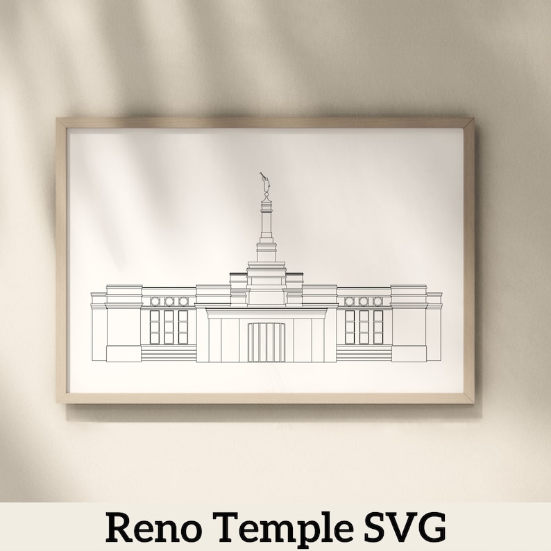 Reno, Nevada LDS Temple | Digital Download | SVG File | PNG File ...