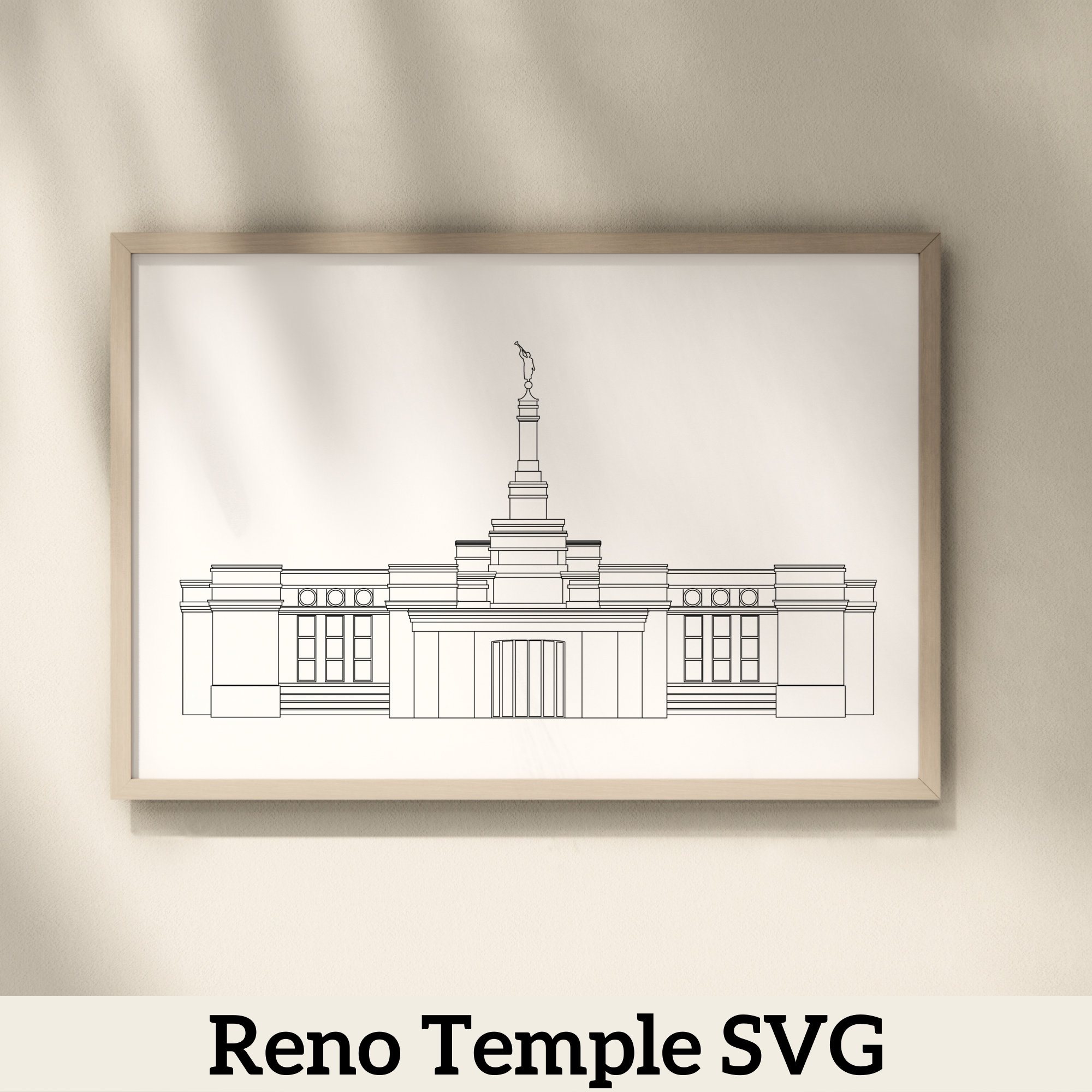 Reno, Nevada LDS Temple Digital Download SVG File PNG File Vector File ...