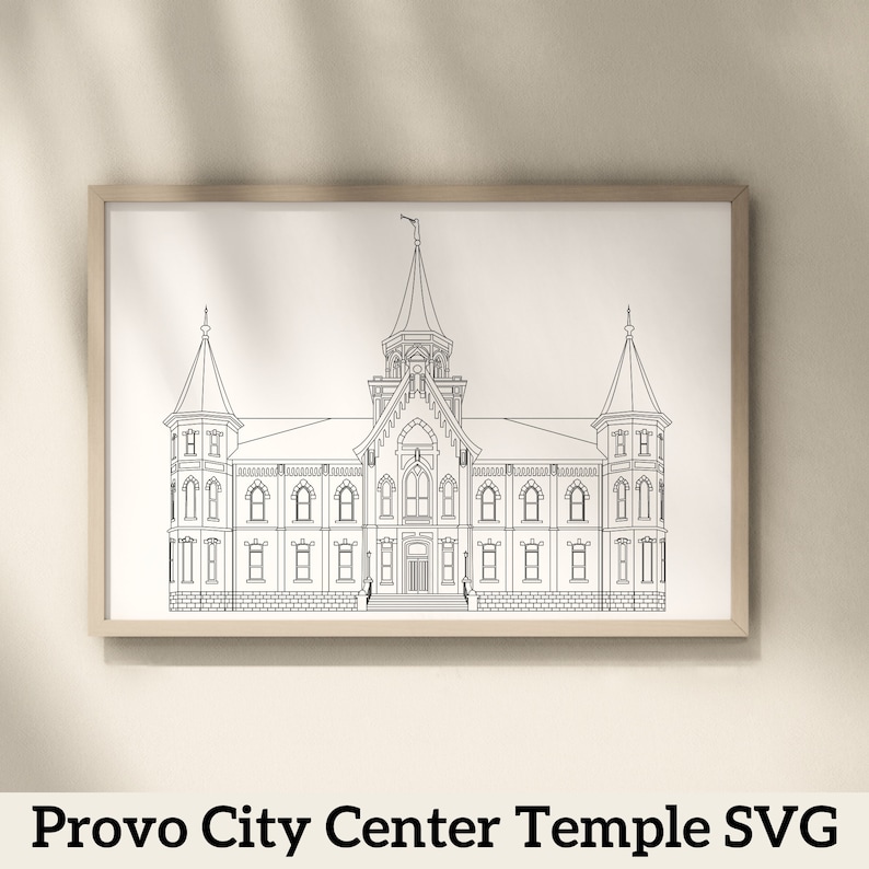 Provo City Center Utah LDS Temple | Digital Download | SVG File | PNG ...