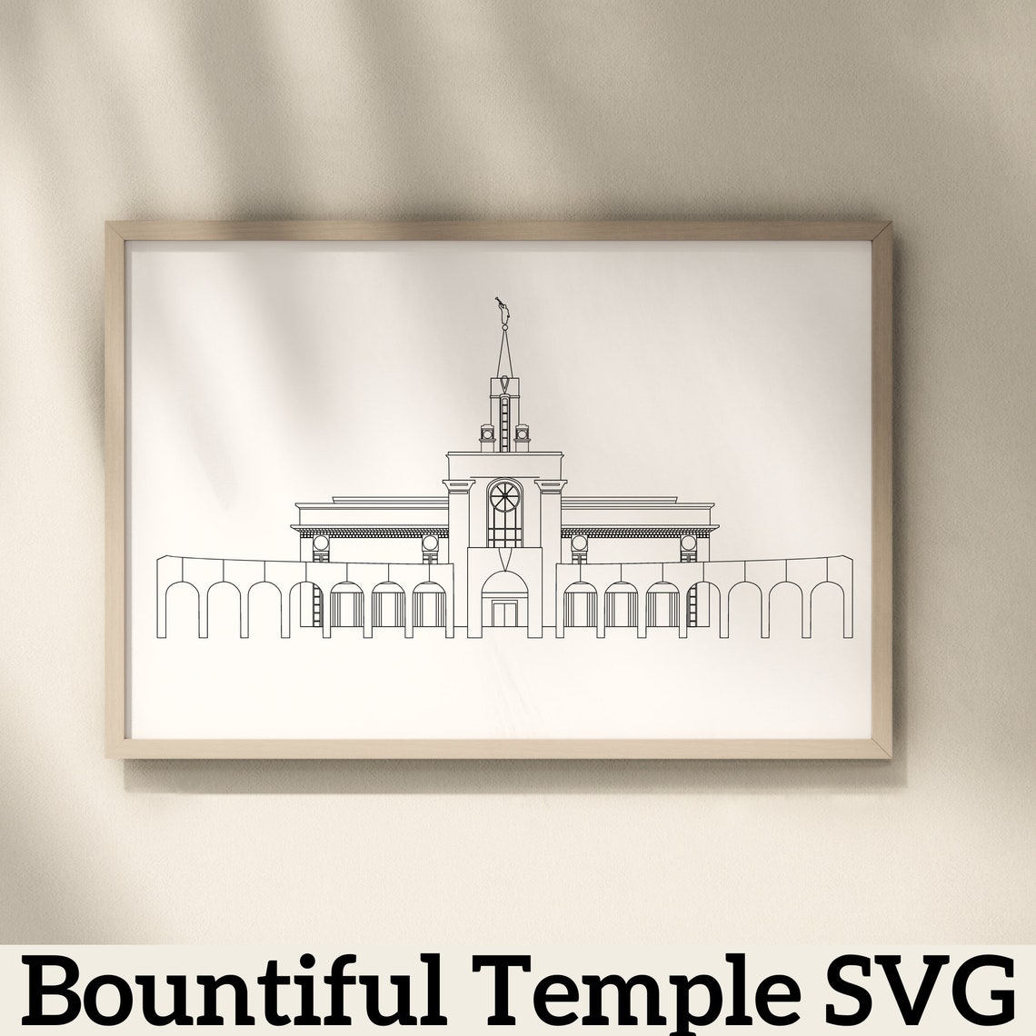 Bountiful Utah LDS Temple | Digital Download | SVG File | PNG File ...