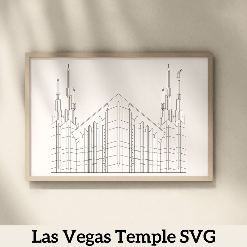 Las Vegas Nevada LDS Temple | Digital Download | SVG File | Png File ...