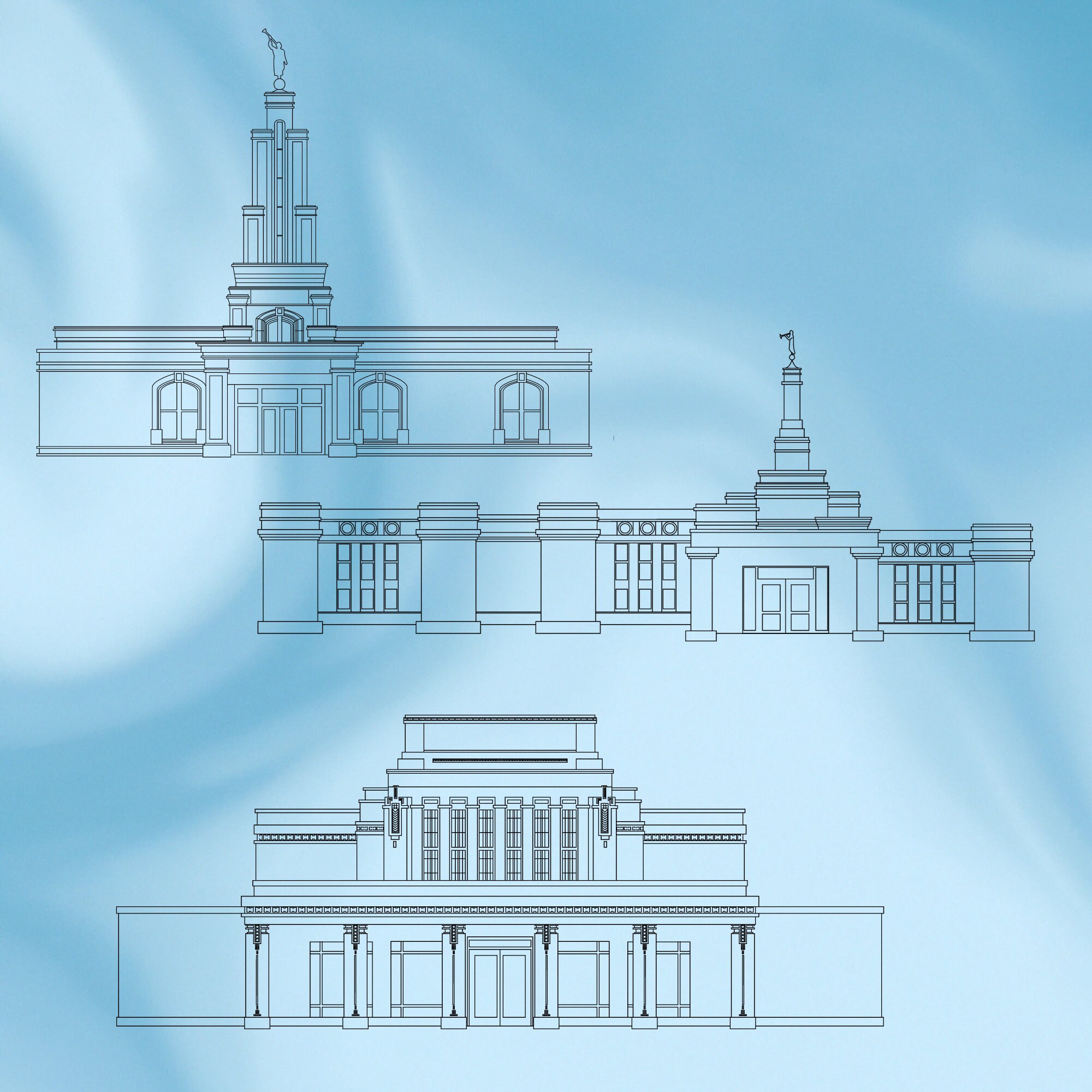 American LDS Temple Bundle 91 Total LDS Temple Svg LDS Temple Dxf - Etsy