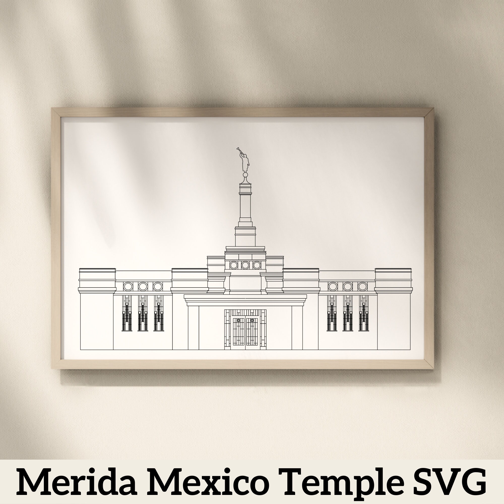 Merida Mexico LDS Temple Digital Download SVG File PNG - Etsy