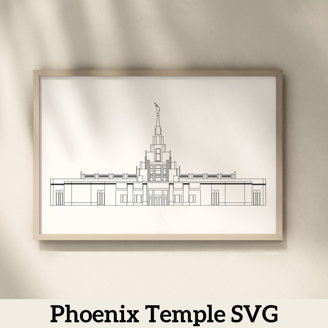 Phoenix Arizona LDS Temple | Digital Download | SVG File | PNG File ...