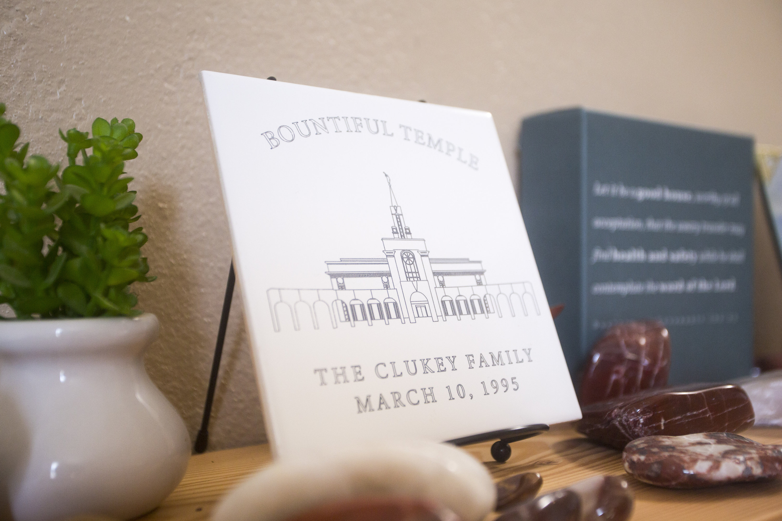 Personalized Bountiful LDS Temple LDS Gift LDS Baptism Gift Lds Wedding ...