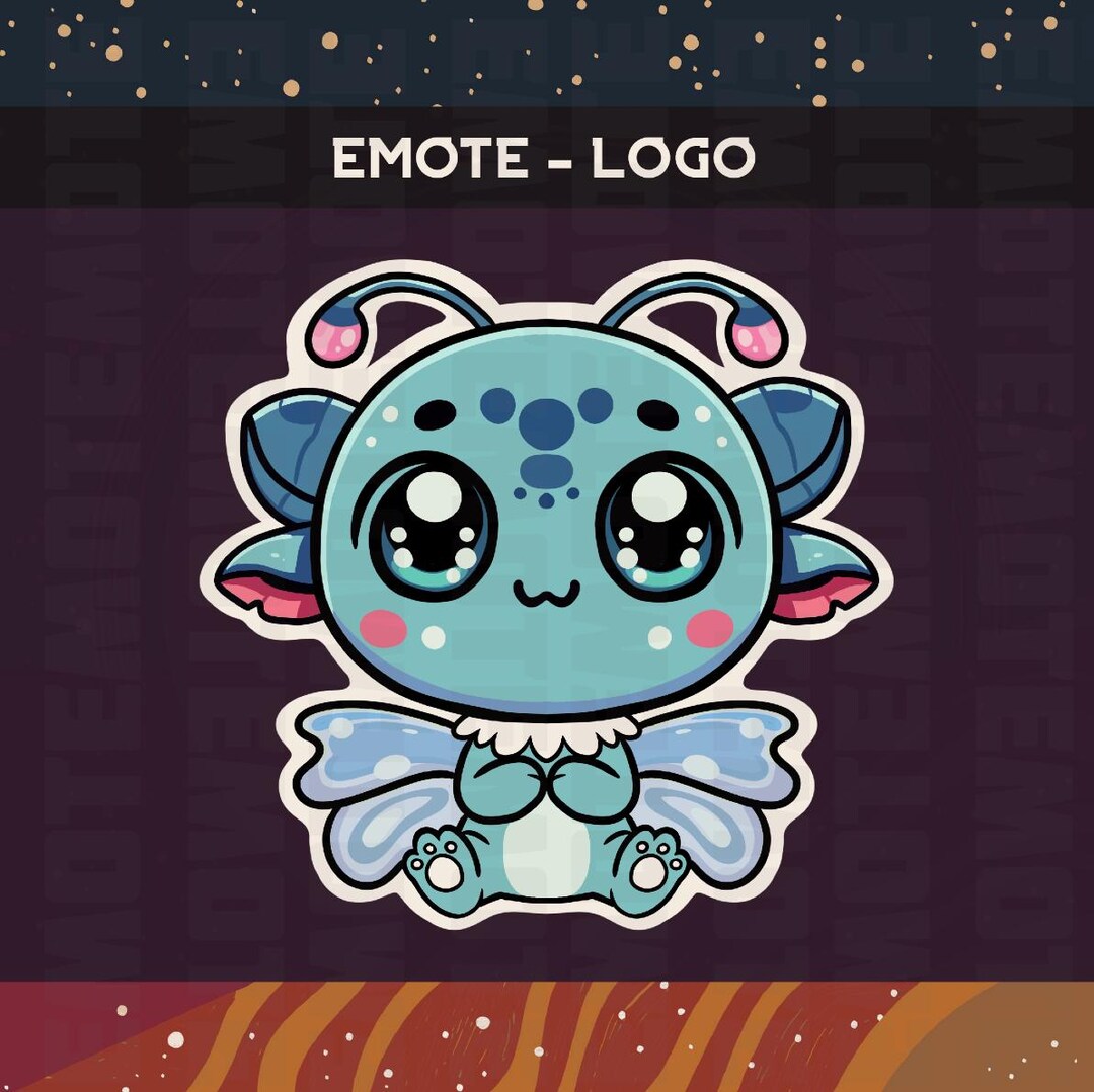 Cute Creature (emote - Logo - Sticker) for Twitch or Discord - Etsy