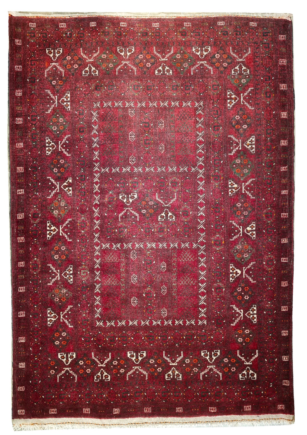 Antique Turkmen BESHIR Carpet Colors Size: 230 X 172 Cm - Etsy