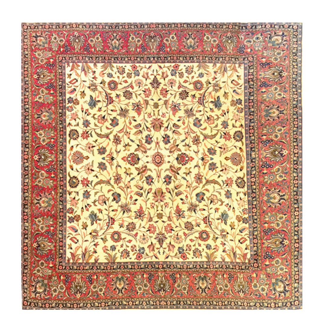 Saruk Persian Style Carpet Size 300 X 295 Cm - Etsy