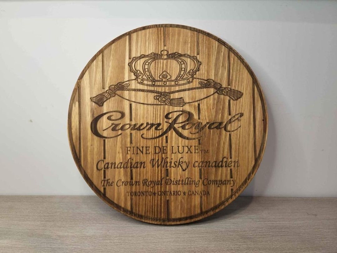 Crown Royal Whiskey Barrel Sign - Etsy
