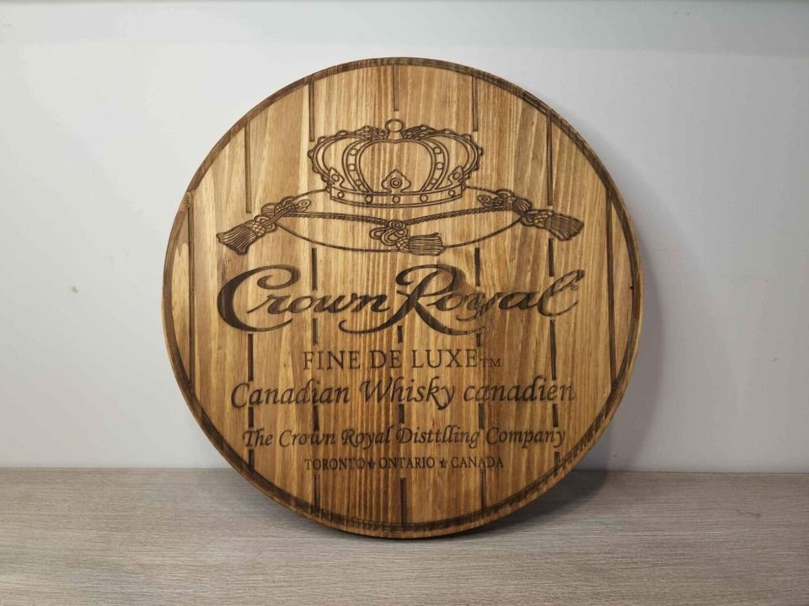 Crown Royal Whiskey Barrel Sign - Etsy