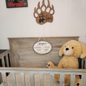 Custom Personalized Engraved Baby Birth Announcement Board With Newborn ...