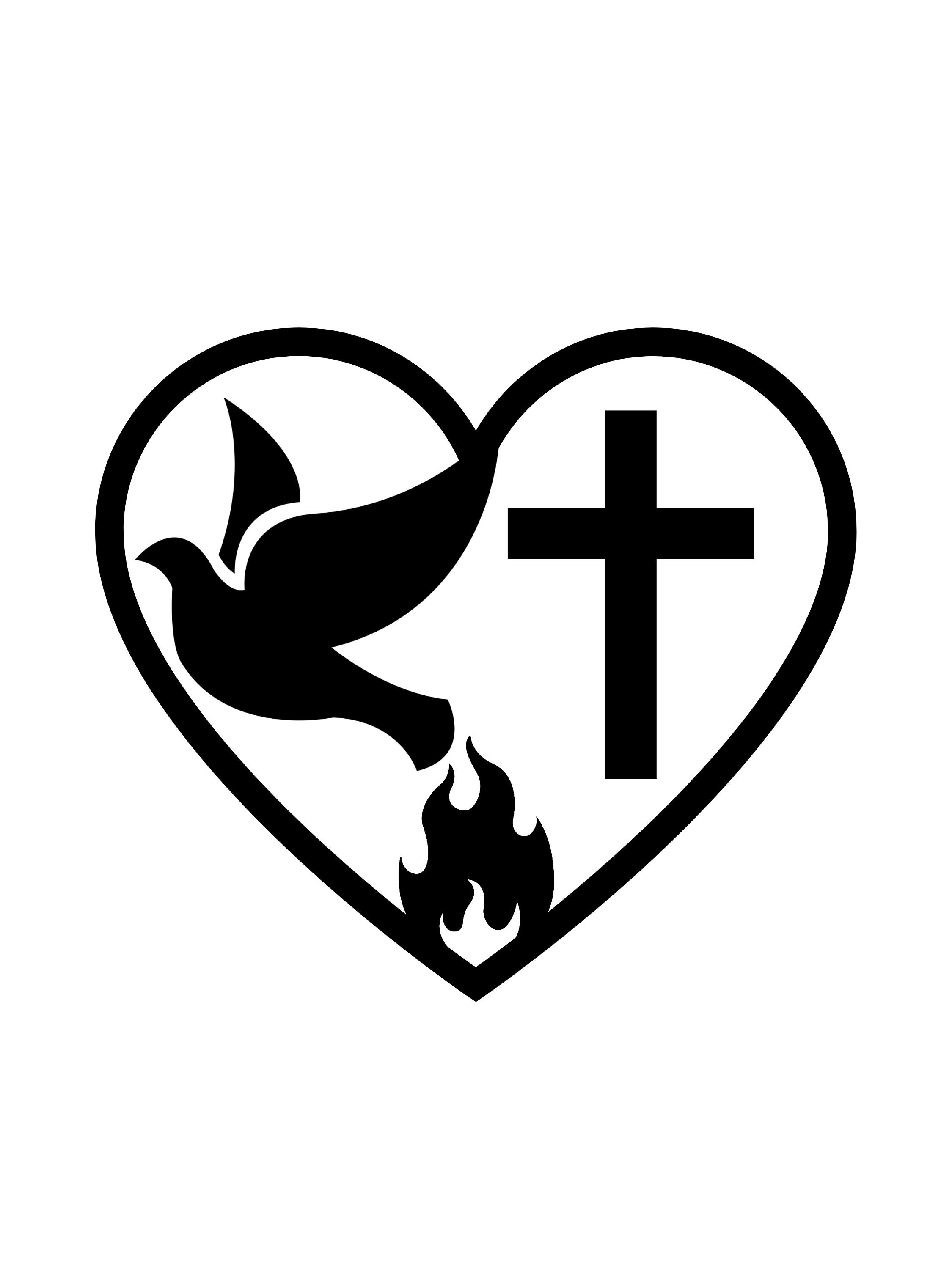 Dove And Cross Clipart