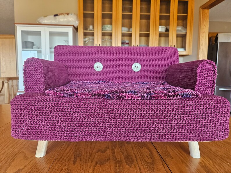 Kitty Couch Crochet Pattern - Etsy