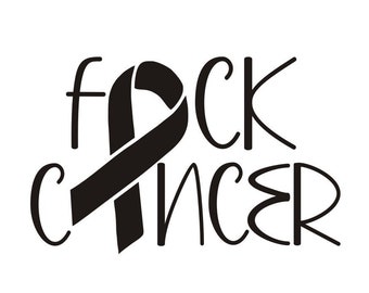 Fk Cancer V1 Sticker Decal - Etsy